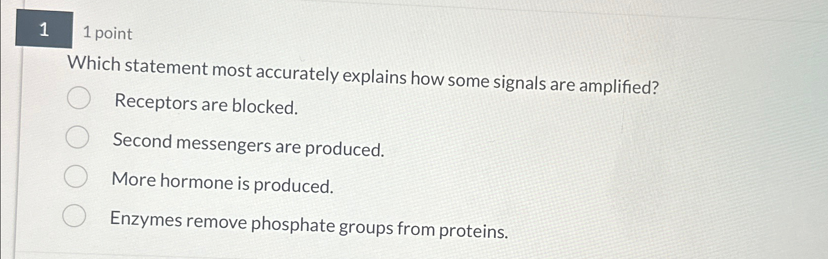 Solved 11 ﻿pointWhich statement most accurately explains how | Chegg.com