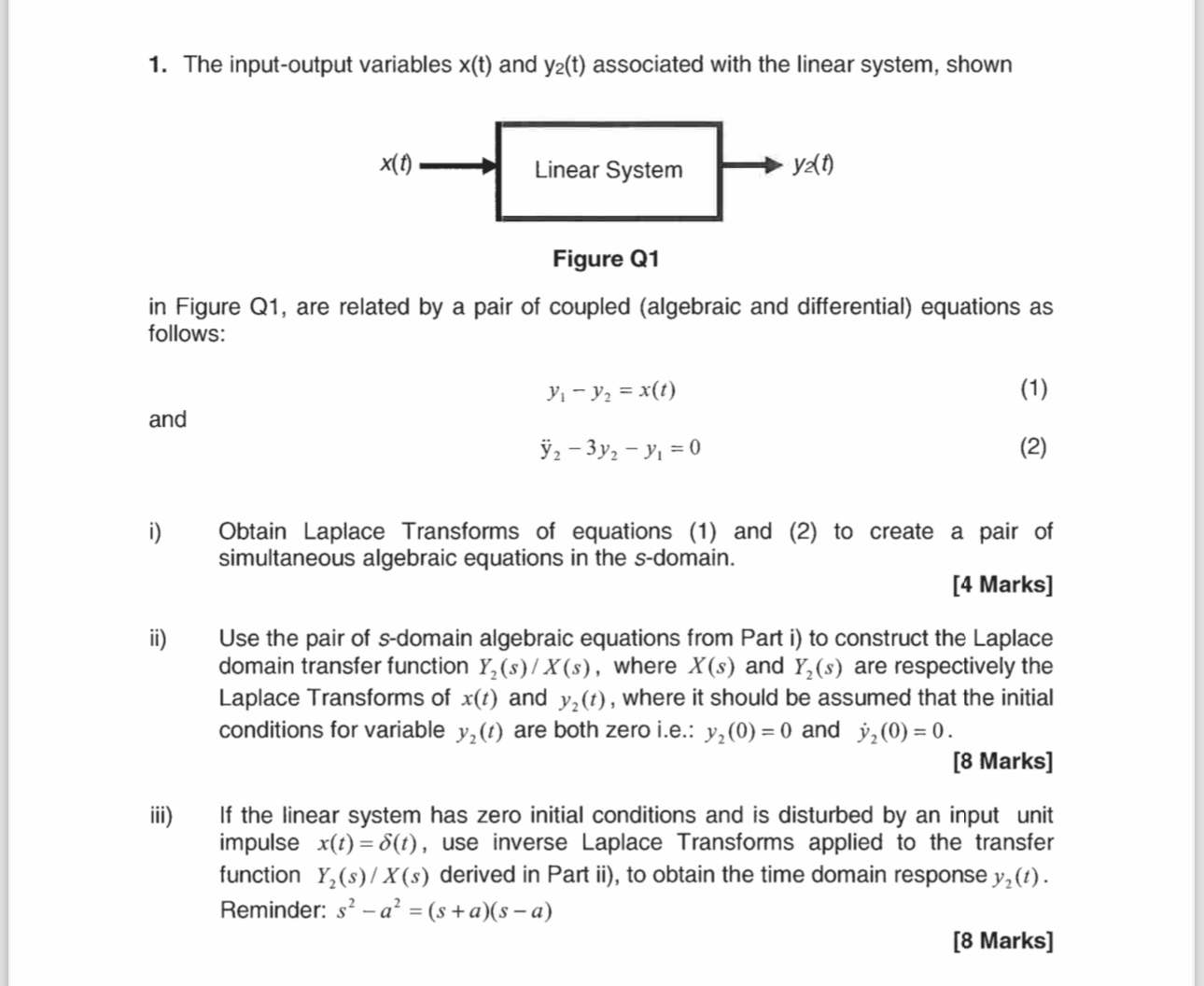 Solved The Input Output Variables Xt ﻿and Y2t 