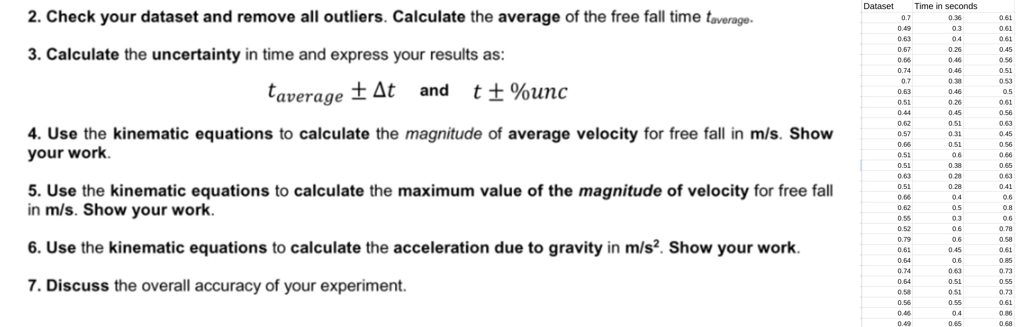 USE KINEMATIC EQUATIONS TO SOLVE. SOLVE IN SYMBOLS | Chegg.com
