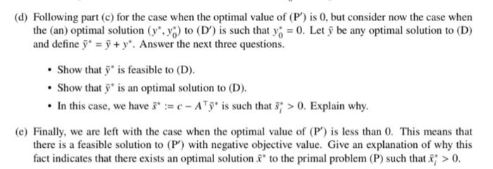 Solved Problem 1 (Strict Complementarity in Linear | Chegg.com
