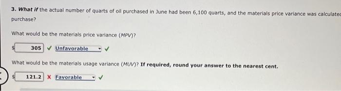 Solved Calculating the Direct Materials Price Variance and | Chegg.com