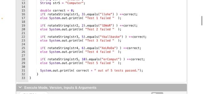 Solved no break statements the starter code is provided in | Chegg.com