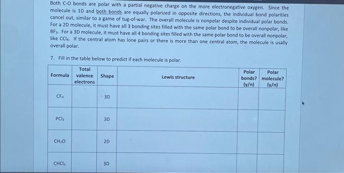 Solved Model 1: Electronegativity 1. Circle: In general, | Chegg.com