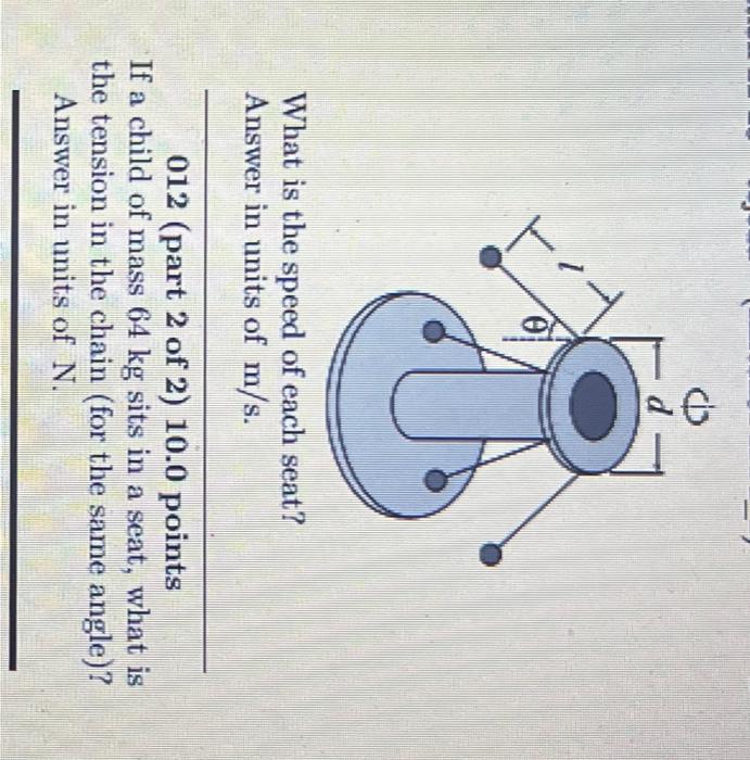 Solved 011 (part 1 of 2 ) 10.0 points An amusement park ride | Chegg.com