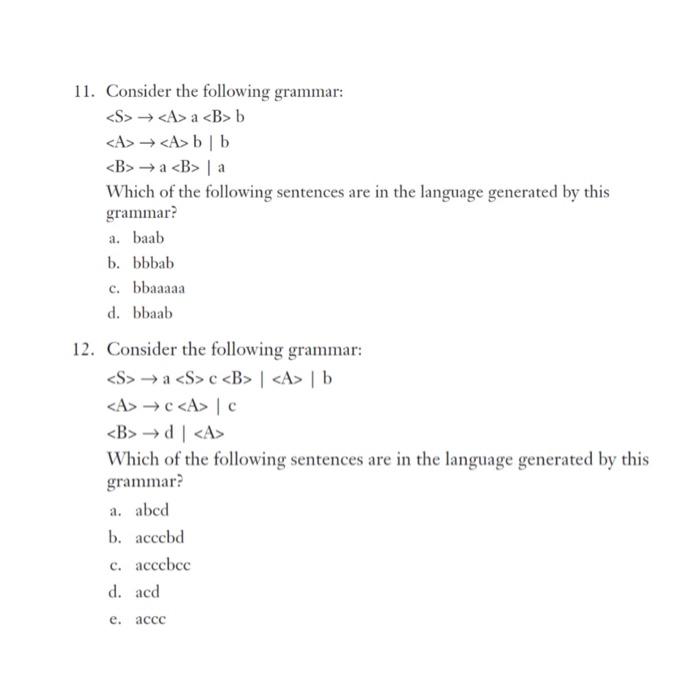 Solved * 6. Using the grammar in Example 3.2, show a parse | Chegg.com