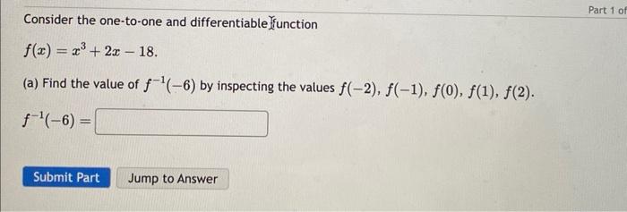 Solved Assume That F X Is A Differentiable Invertible