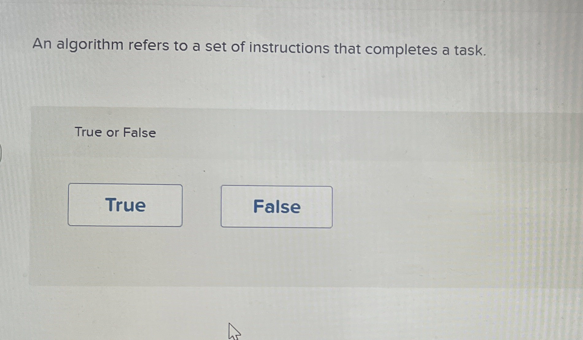 An algorithm refers to a set of instructions that | Chegg.com