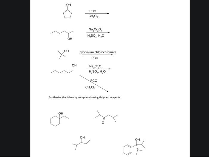 Solved Fill in the missing reagents, conditions, starting | Chegg.com