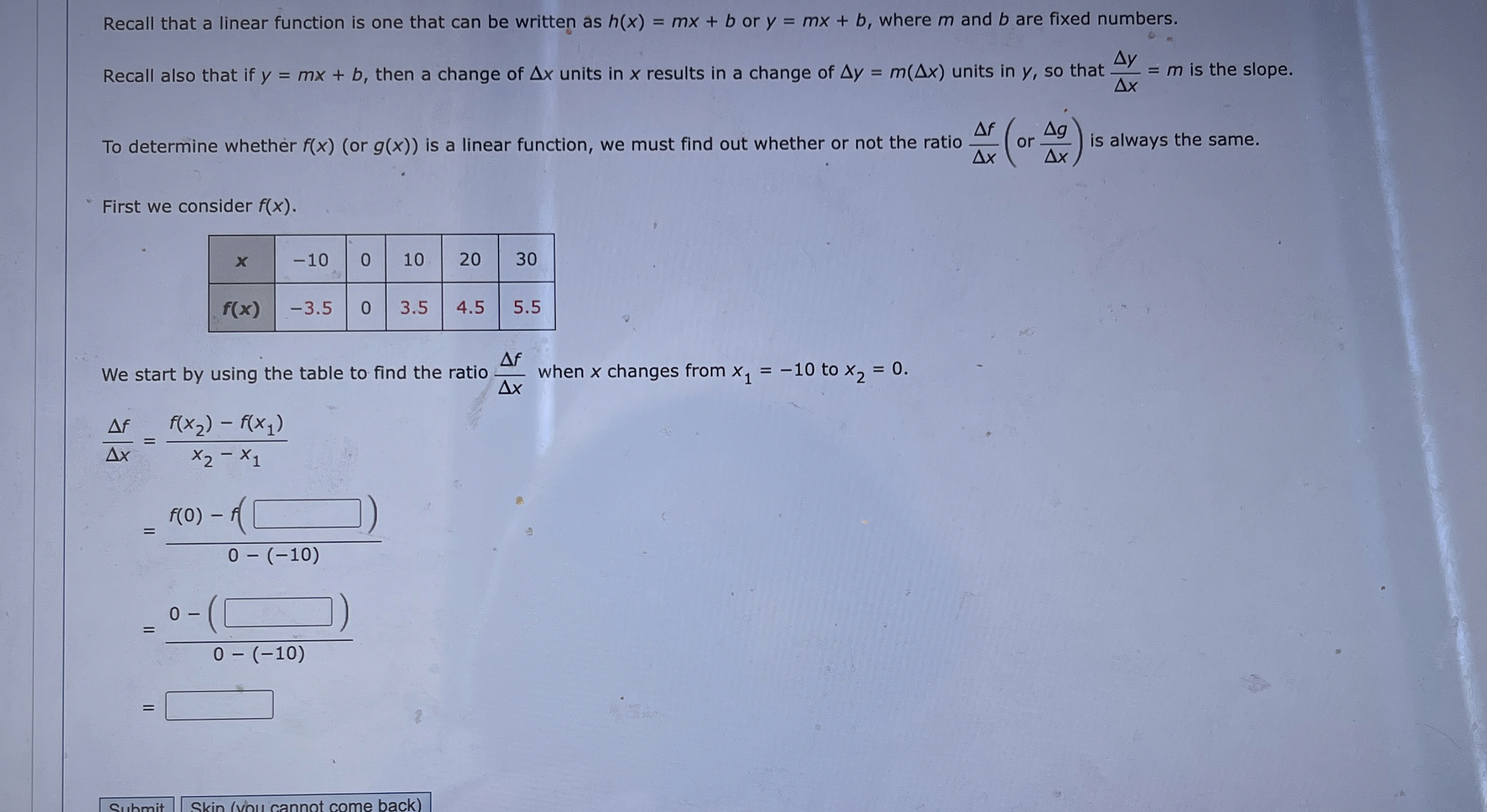 Solved Recall that a linear function is one that can be | Chegg.com