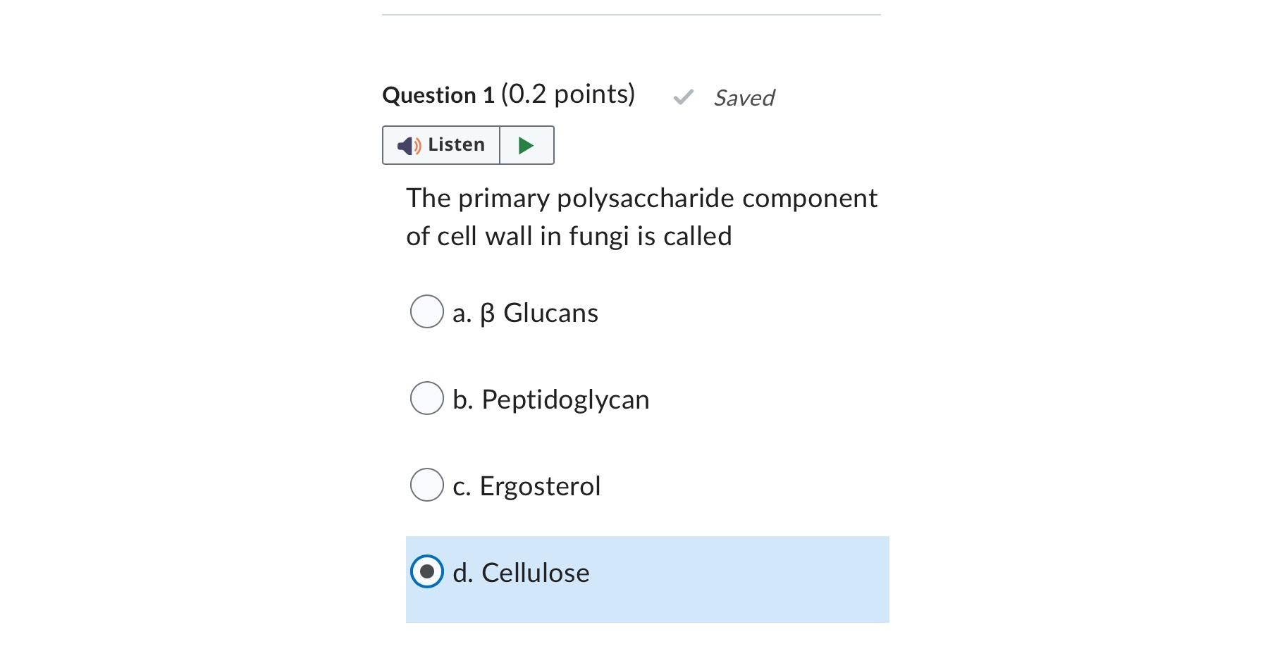 Solved Question 1 (0.2 ﻿points) ﻿SavedThe primary | Chegg.com
