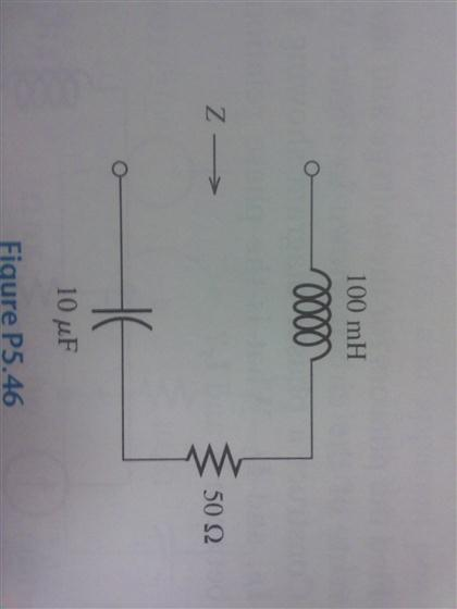 Solved Find the complex impedance in polar form of the | Chegg.com