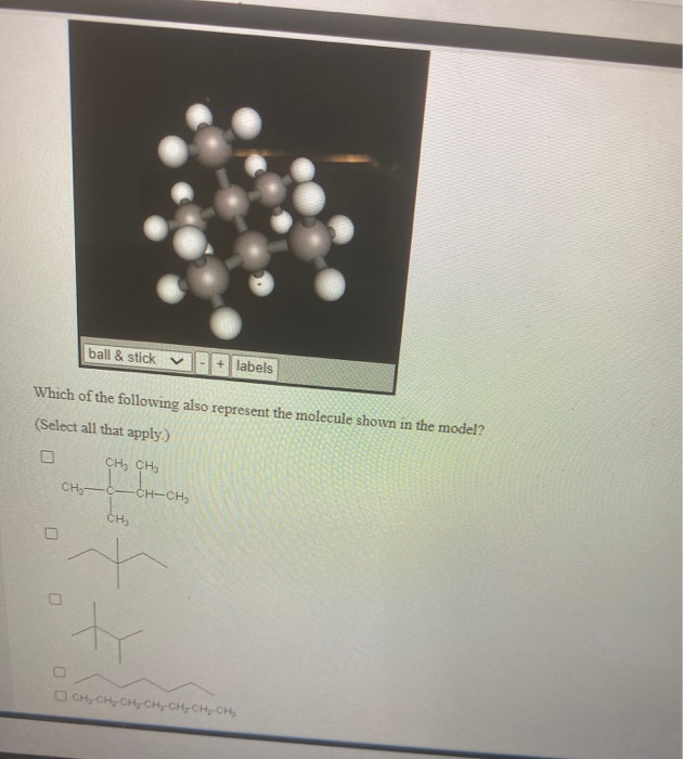 Solved CH-CH-CHE IR ball & stick + labels Which of the | Chegg.com