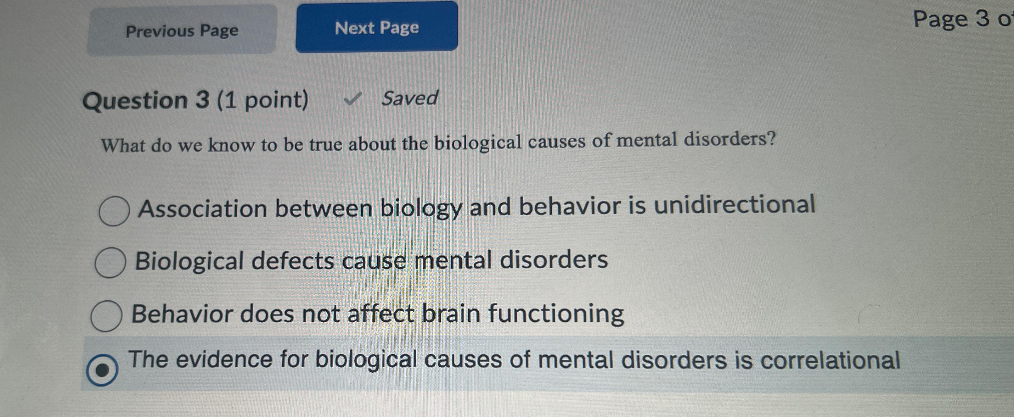 Solved Page 30Question 3 (1 ﻿point) ﻿SavedWhat do we know | Chegg.com