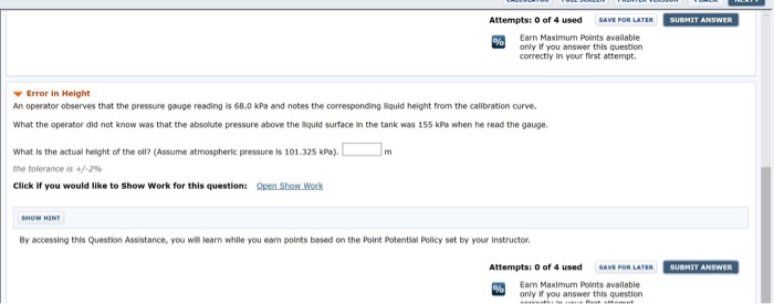 Solved SUBMIT ANSWER Attempts of 4 used SAVE FOR LATER Earn | Chegg.com Solved SUBMIT ANSWER Attempts of 4 used SAVE FOR LATER Earn | Chegg.com
