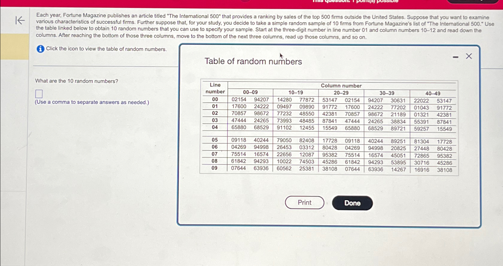 Solved columns. After reaching the bottom of those three | Chegg.com