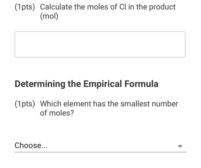 Solved (14pts) Calculations Complete the following | Chegg.com