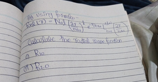 Solved B3 ﻿using formola -Calculate the radral wave | Chegg.com