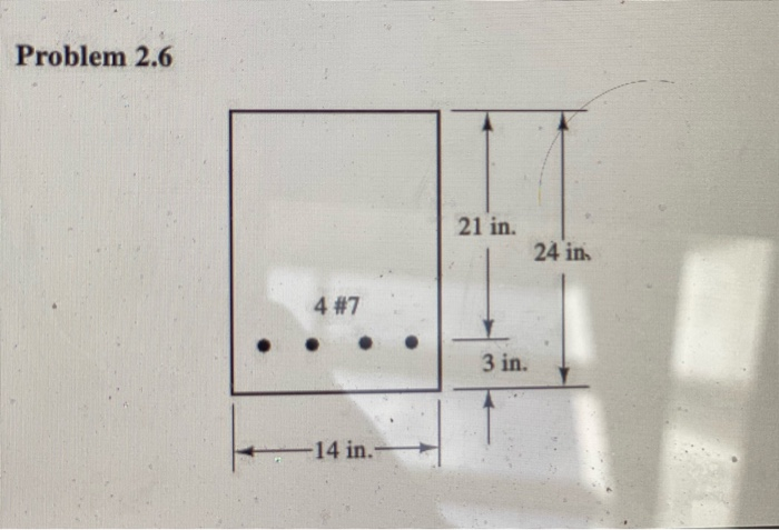 Solved Problem! Assume the section shown for problem 2.6 | Chegg.com