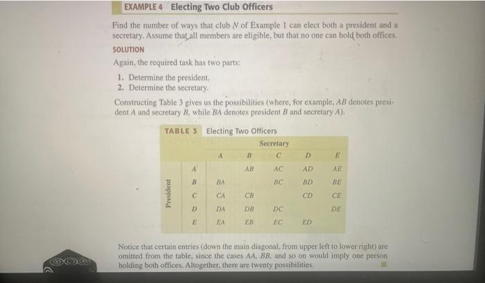 Solved 11 1 Exercises11 1 Counting By Systematic Listing