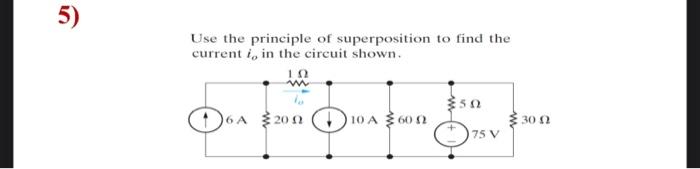 Solved Use the principle of superposition to find the | Chegg.com
