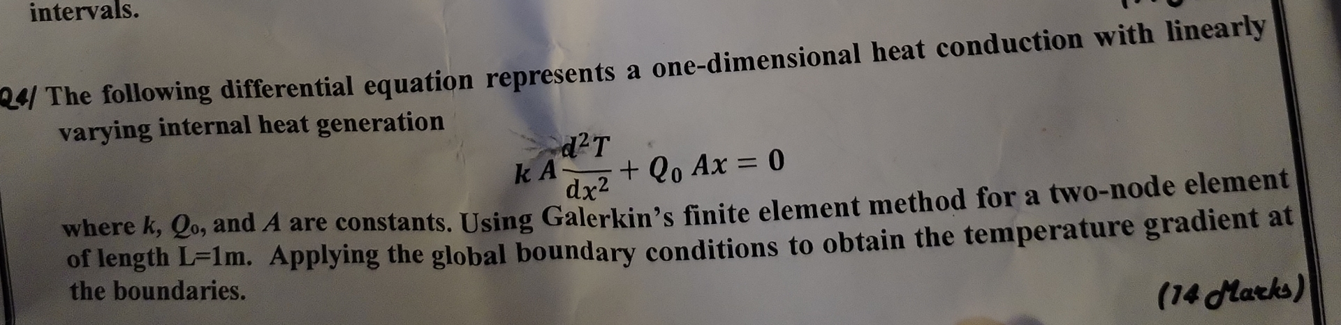 Solved intervals.The following differential equation | Chegg.com