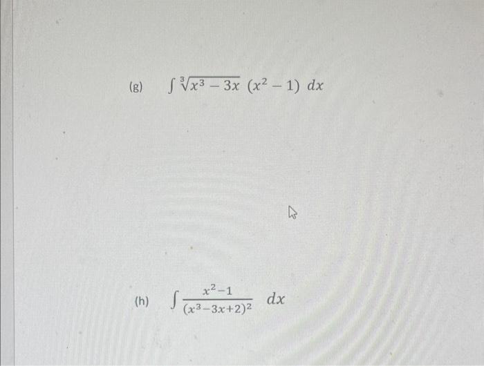 Solved Evaluate the following definite integrals: (a) | Chegg.com