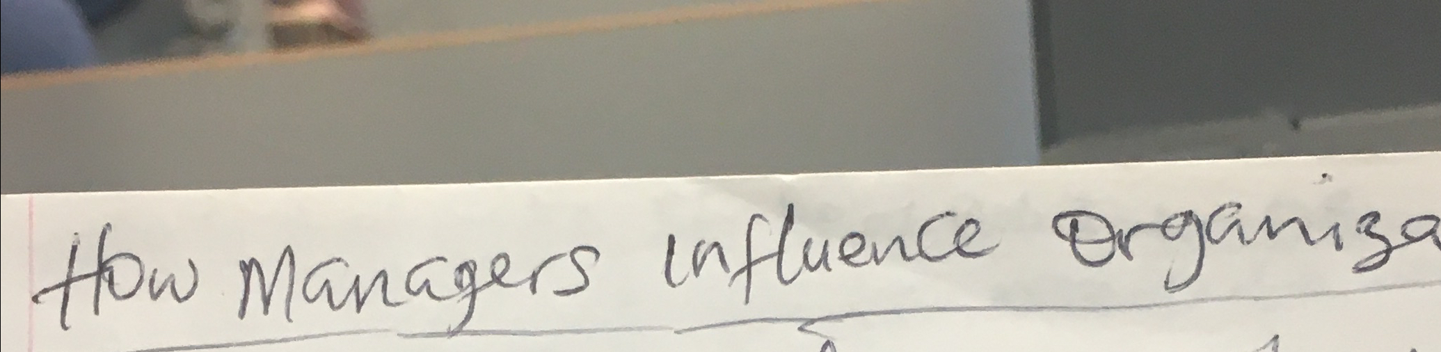 Solved How managers influence organiza | Chegg.com