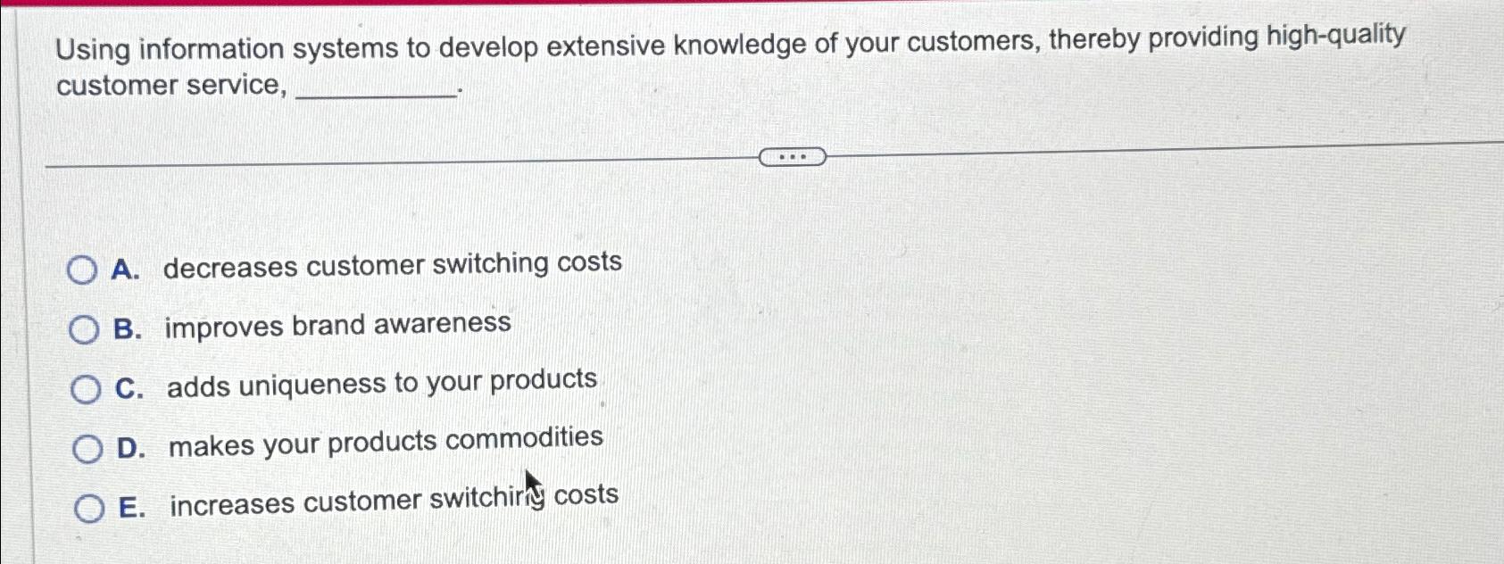 Solved Using information systems to develop extensive | Chegg.com