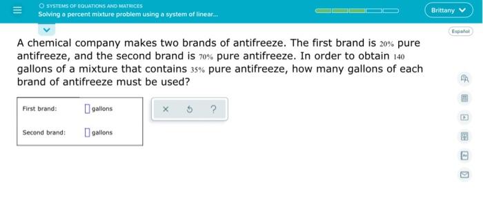 Solved III SYSTEMS OF EQUATIONS AND MATRICES Solving a | Chegg.com