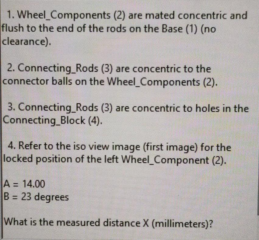 Solved E11301: Build this assembly in SOLIDWORKS (Connecting | Chegg.com