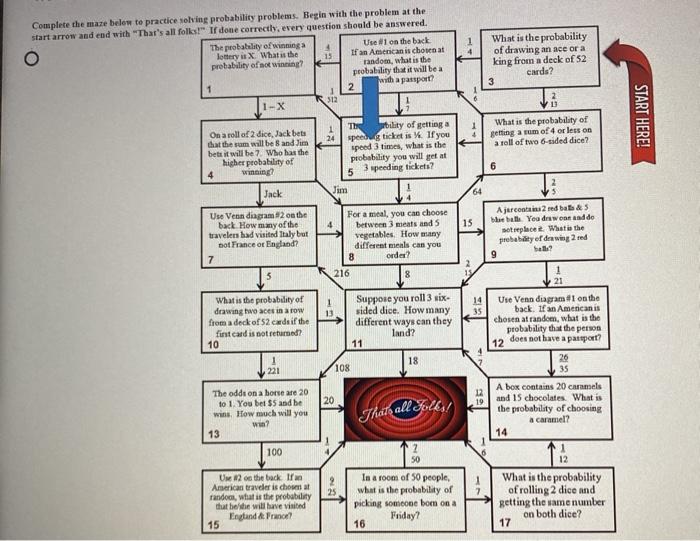 1 Complete the maze below to practice solving | Chegg.com