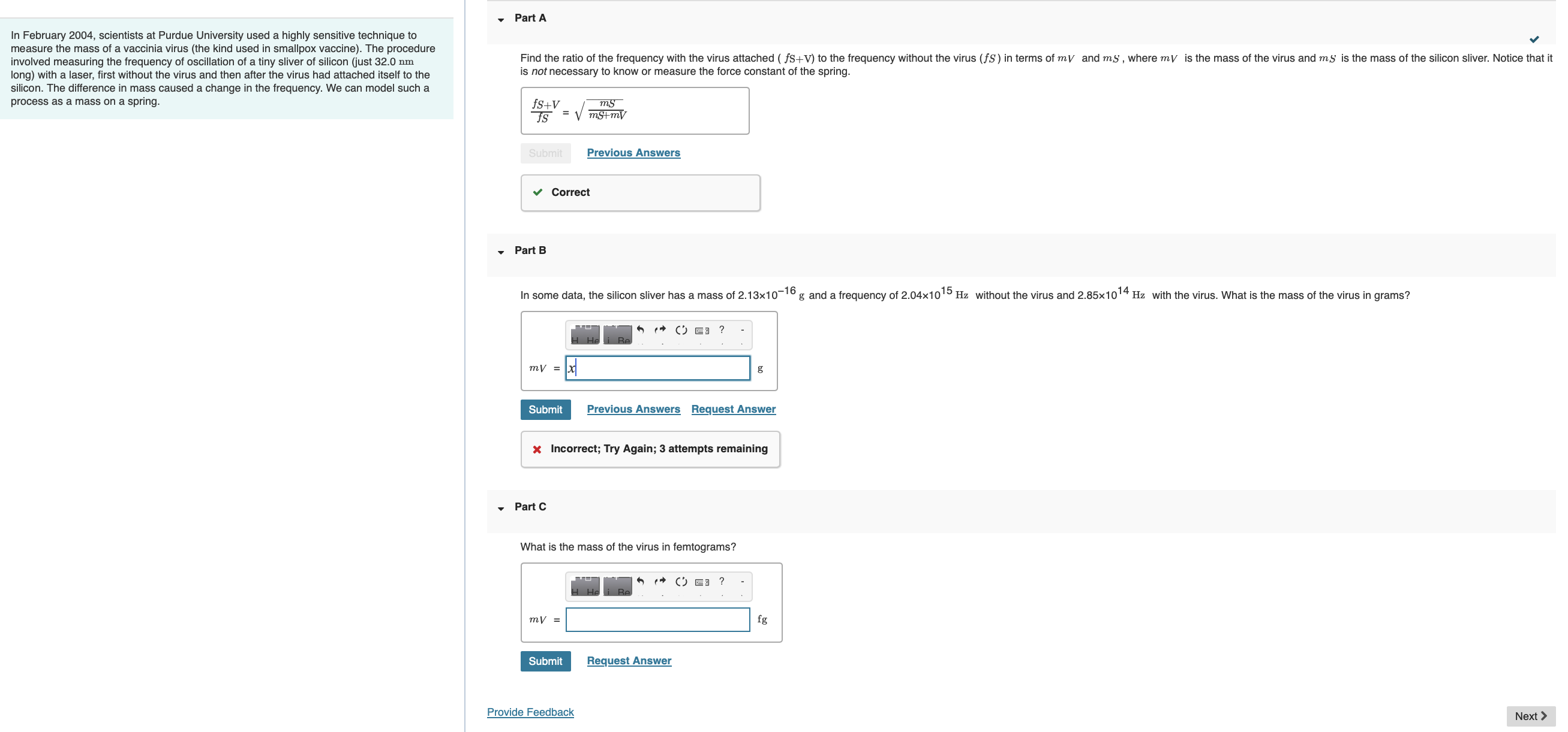 Solved In February 2004, ﻿scientists at Purdue University | Chegg.com