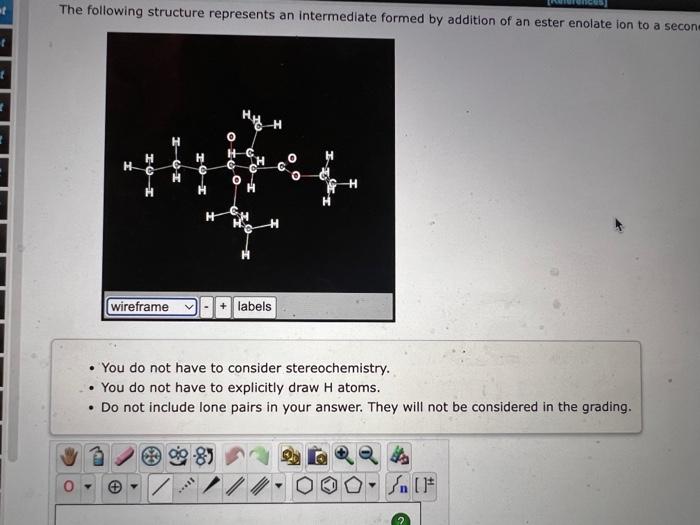 Solved The following structure represents an intermediate | Chegg.com