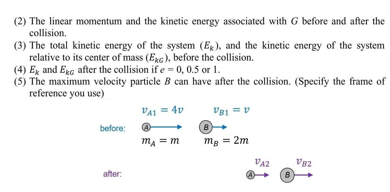 Solved 6. (3 marks) Particles A and B are moving | Chegg.com