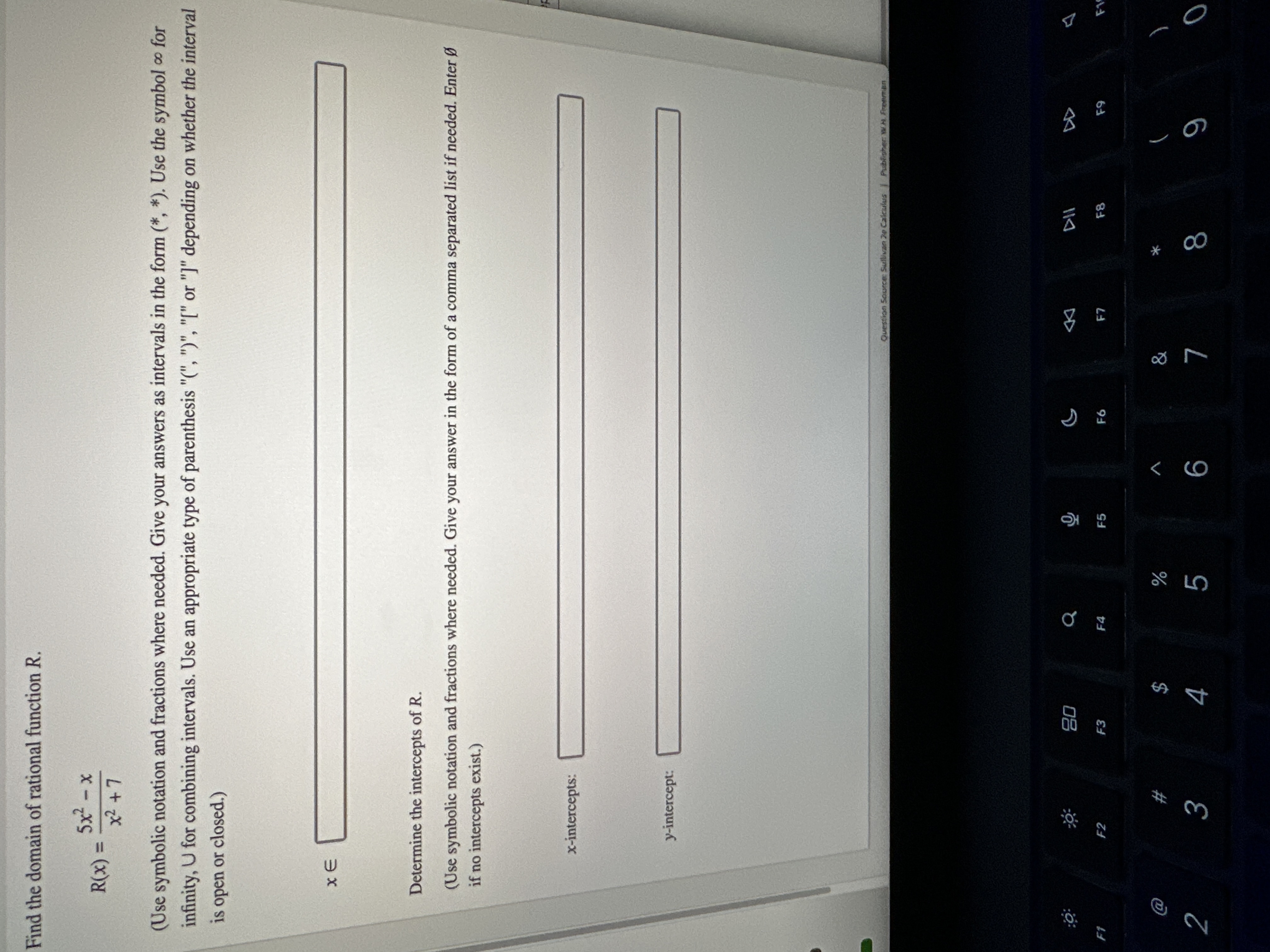 Solved Find the domain of rational function | Chegg.com