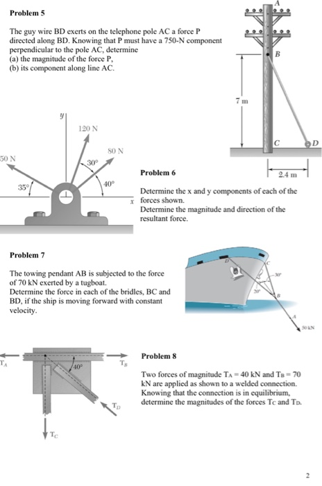 Solved 1 of 4 Assignment 1: Statics of a Particle Problem 1 | Chegg.com
