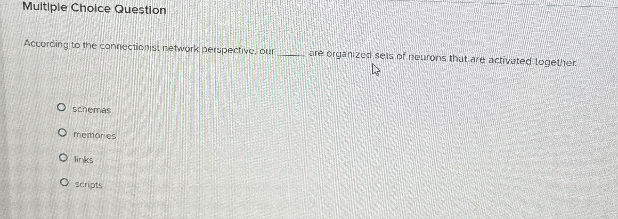 Solved Multiple Choice QuestionAccording to the | Chegg.com
