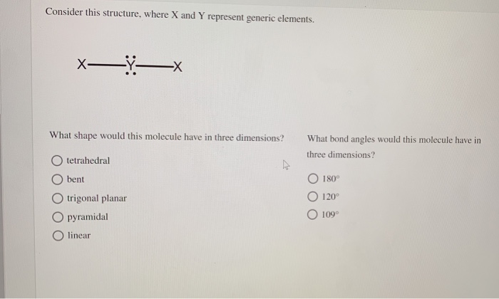 Solved Consider this structure, where X and Y represent | Chegg.com