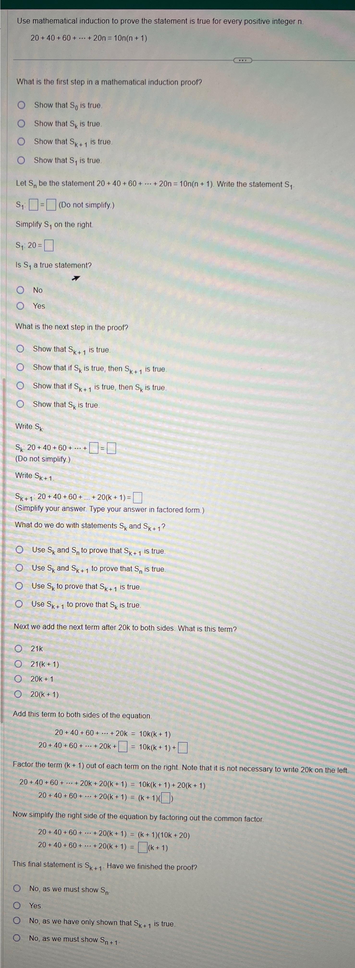 Solved Use mathematical induction to prove the statement is | Chegg.com