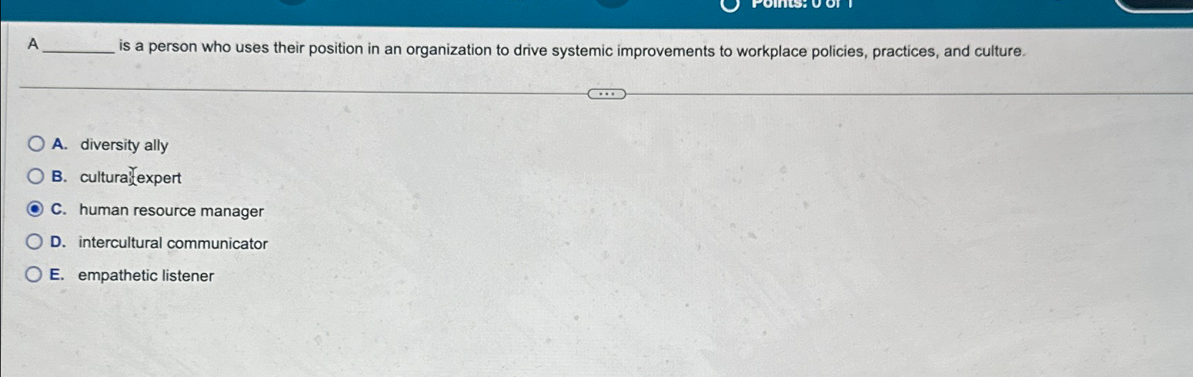 Solved A is a person who uses their position in an | Chegg.com | Chegg.com