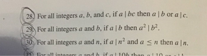 Solved For each statement in 19-31, determine whether the | Chegg.com