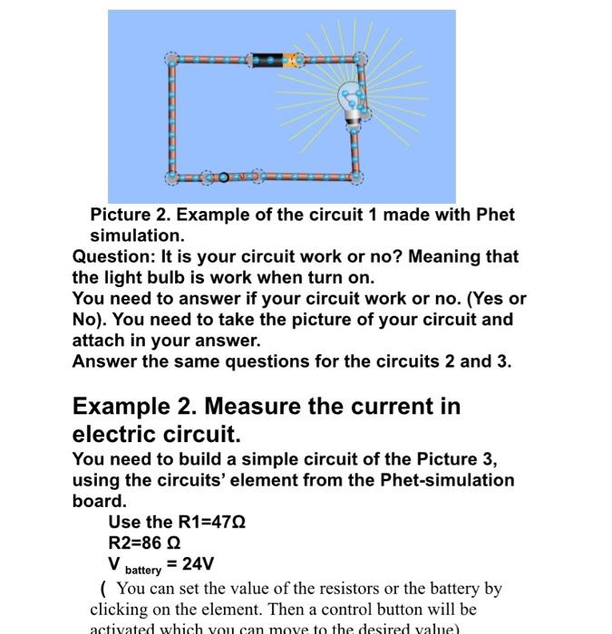 Solved Example 2. Measure the current in electric circuit. | Chegg.com