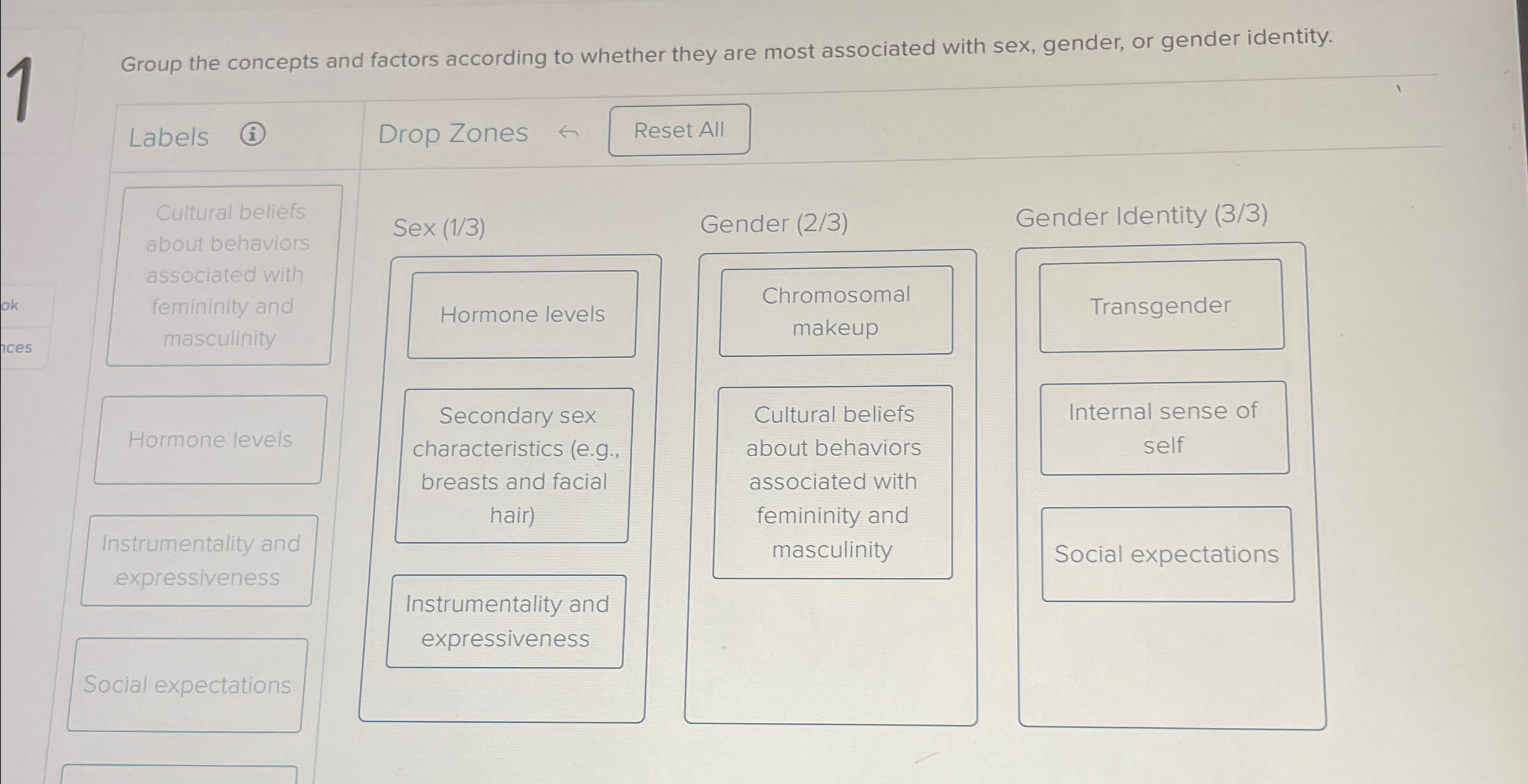 Solved Group the concepts and factors according to whether | Chegg.com