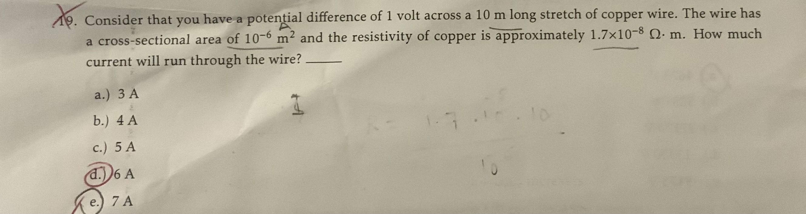 Solved Consider that you have a potential difference of 1 | Chegg.com