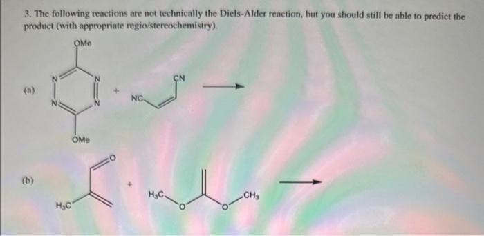 Solved 3. The following reactions are not technically the | Chegg.com