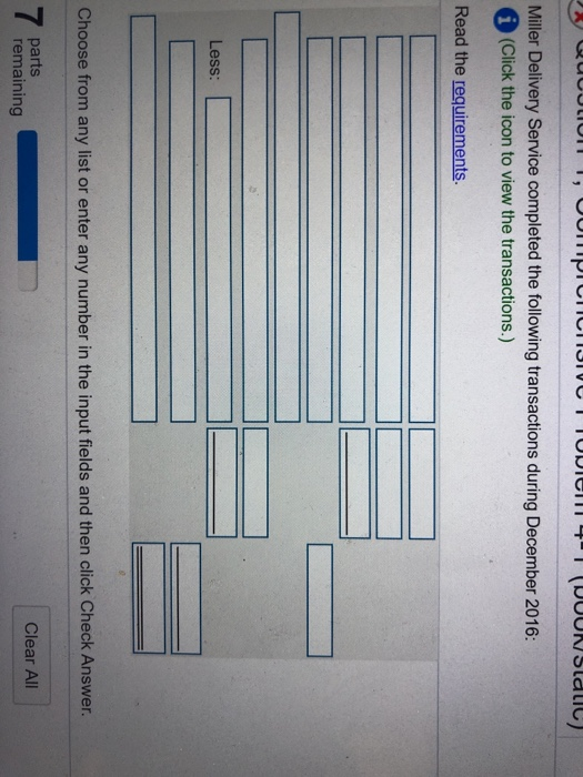 Solved We Question 1, Comprehensive Problem 4-1 | Chegg.com
