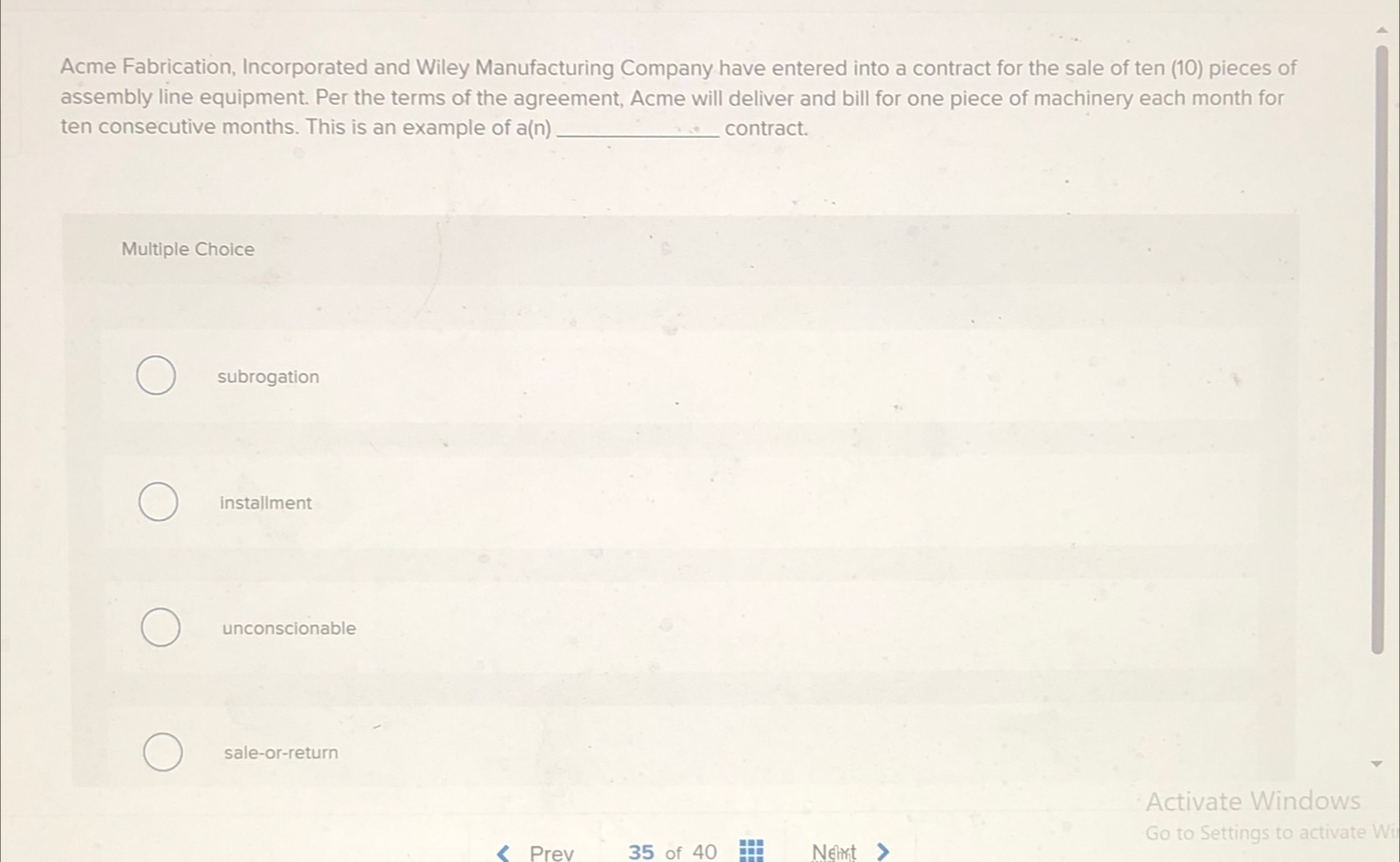 Solved Acme Fabrication, Incorporated and Wiley | Chegg.com