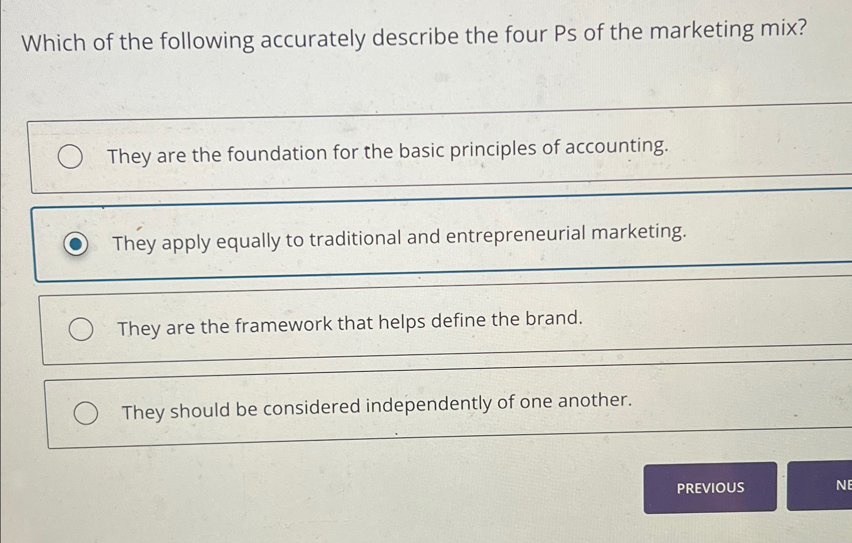 Solved Which of the following accurately describe the four | Chegg.com