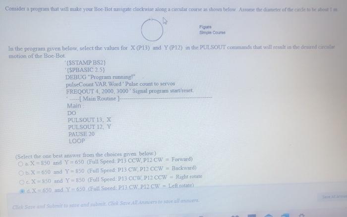 Solved Consider a program that will make your Boo Bot | Chegg.com
