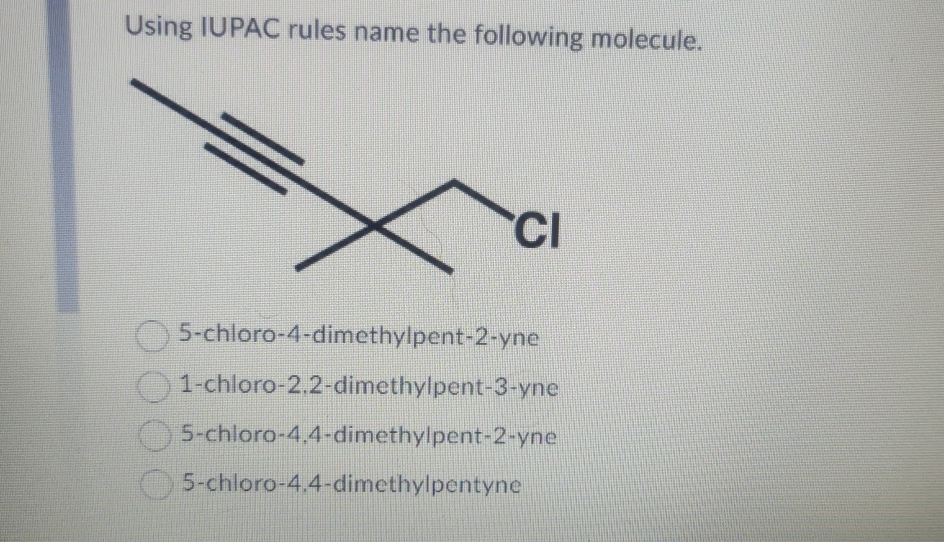 Solved Using IUPAC rules name the following | Chegg.com Solved Using IUPAC rules name the following | Chegg.com
